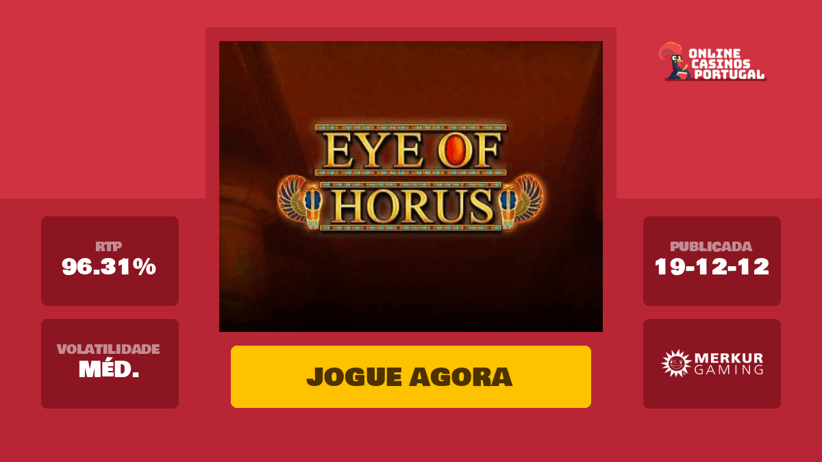 Eye of Horus Slot Machine - Jogar Grátis