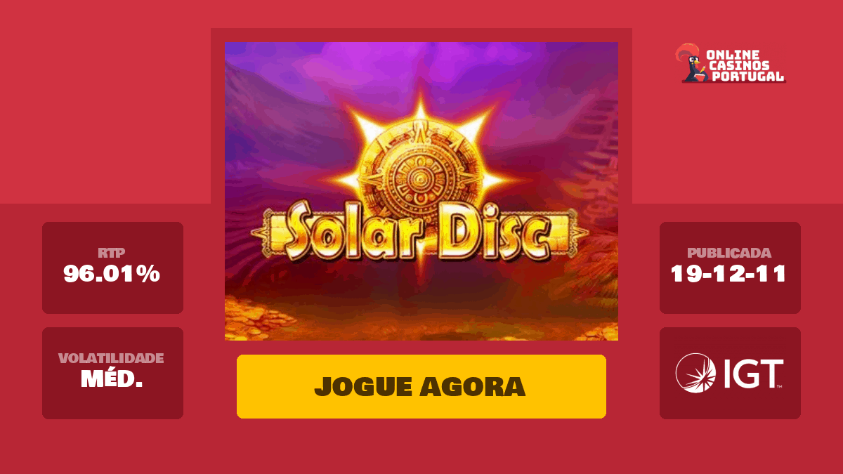 Solar Disc Slot Machine - Jogar Grátis