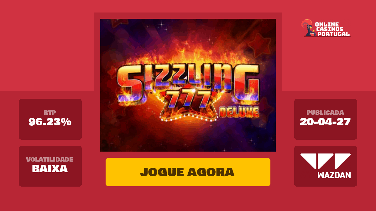Sizzling 777 Deluxe Slot Machine - Jogar Grátis