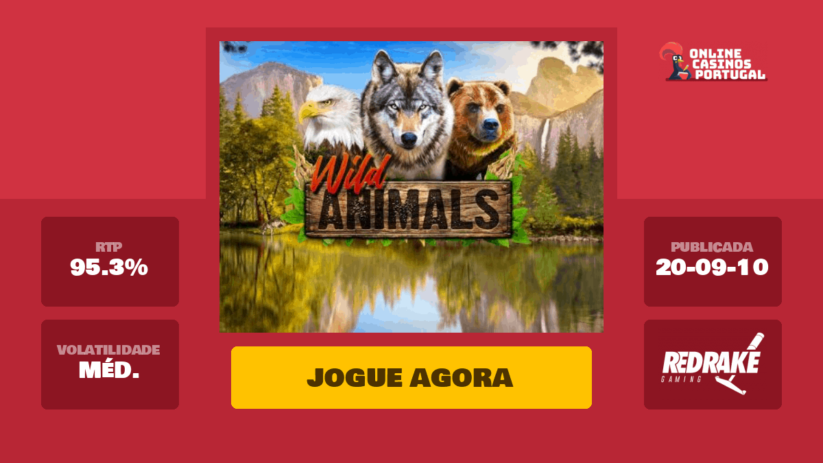 Wild Animals Slot Machine - Jogar Grátis