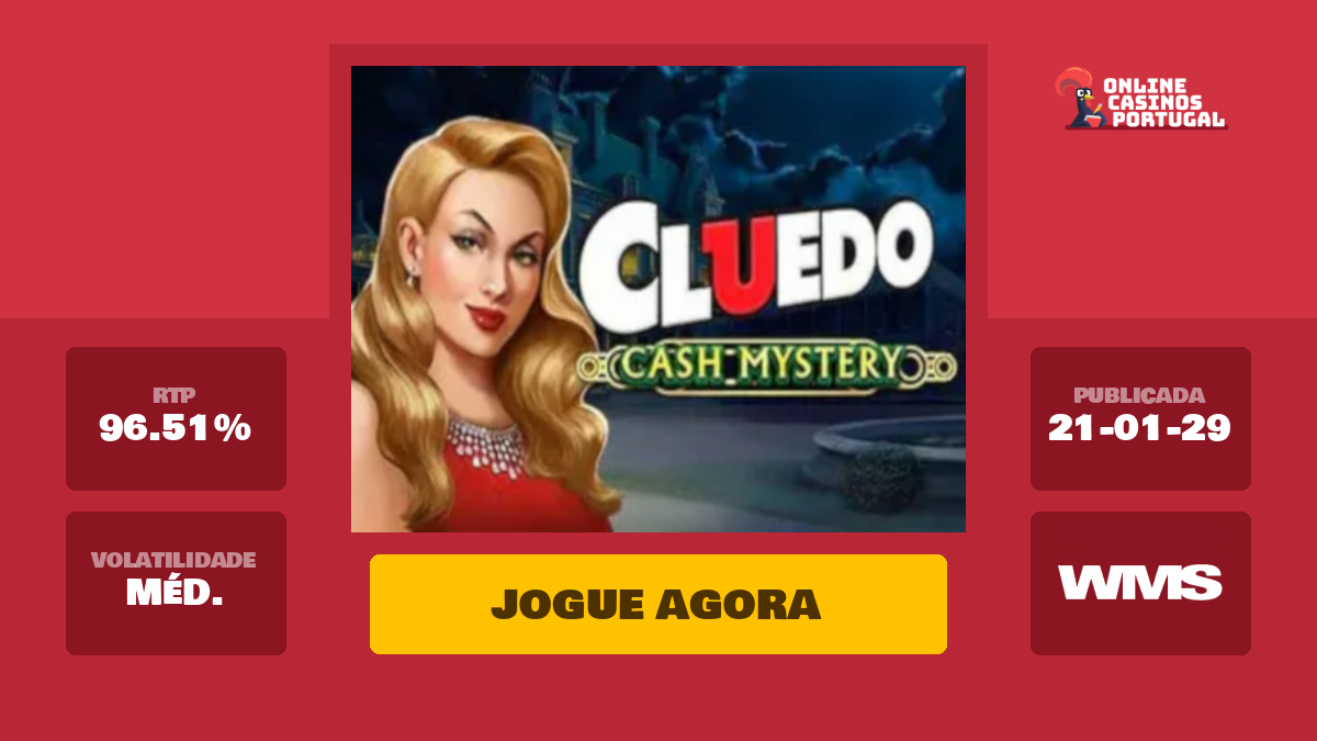 Cluedo Cash Mystery Slot Machine - Jogar Grátis