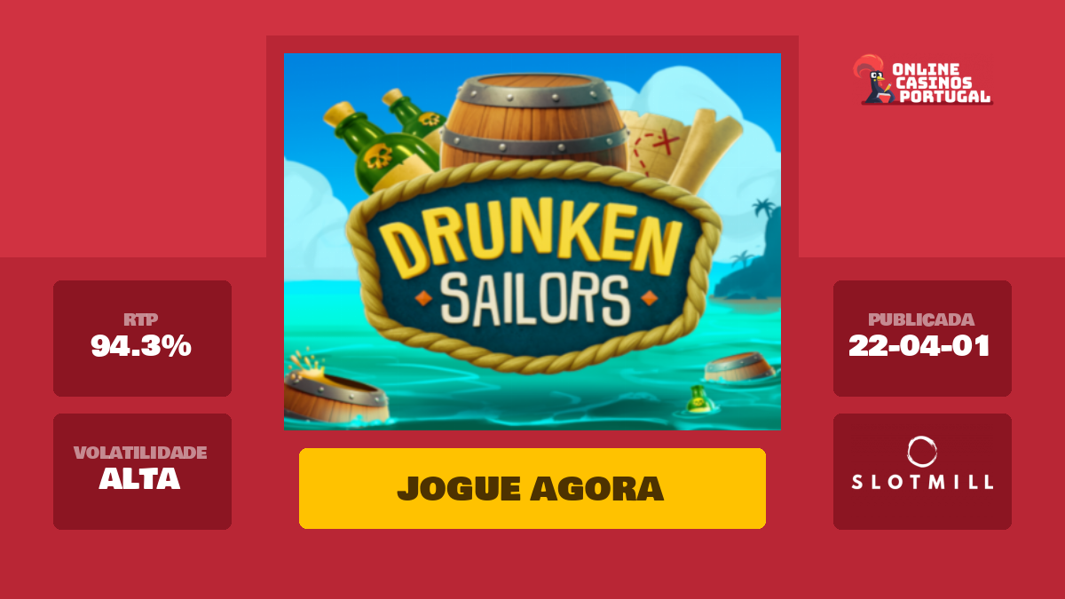 Drunken Sailors Slot Machine - Jogar Grátis