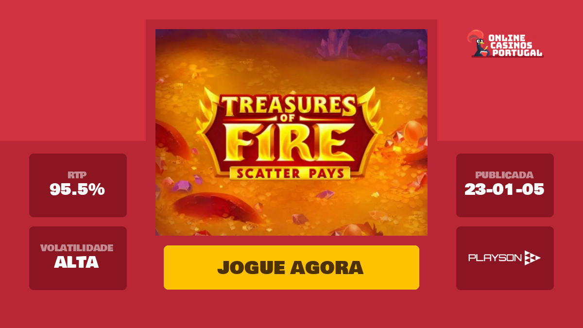 Treasures of Fire: Scatter Pays Slot Machine - Jogar Grátis