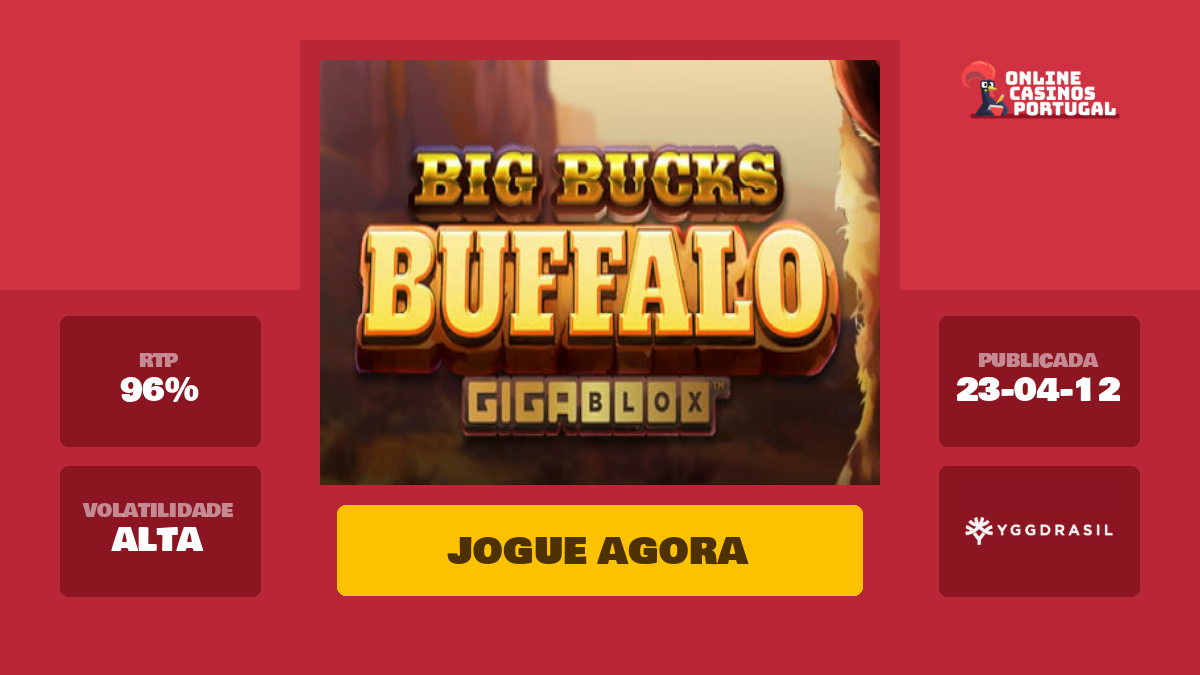 Big Bucks Buffalo Gigablox Slot Machine - Jogar Grátis