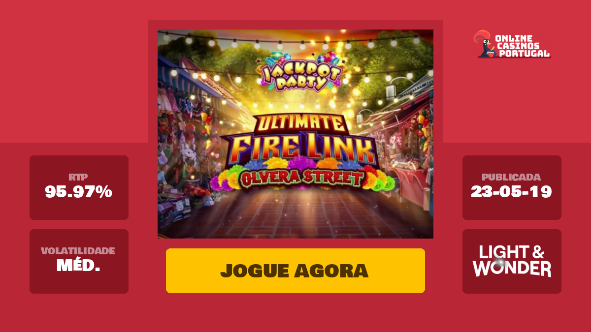 Ultimate Fire Link Olvera Street Slot Machine - Jogar Grátis